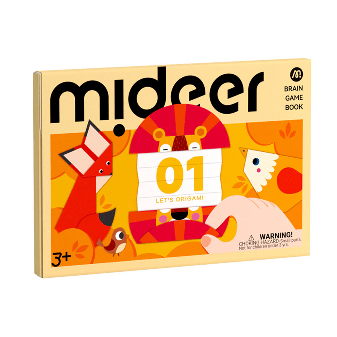 Mideer - Brain Game Book: Let's Origami Level 1 – HeyKids Australia
