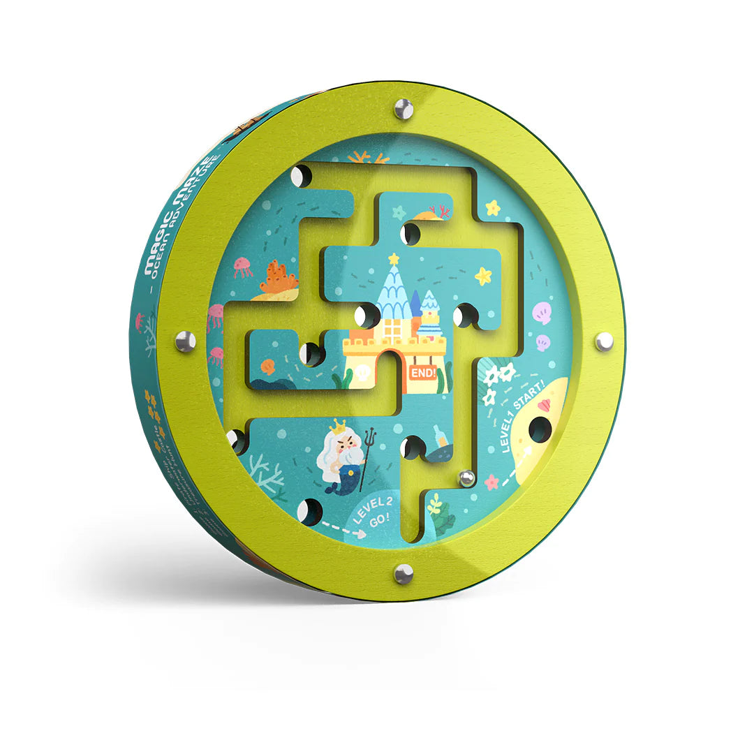 Mideer Double-sided Magic Maze: Ocean Adventure - Educational Toys ...